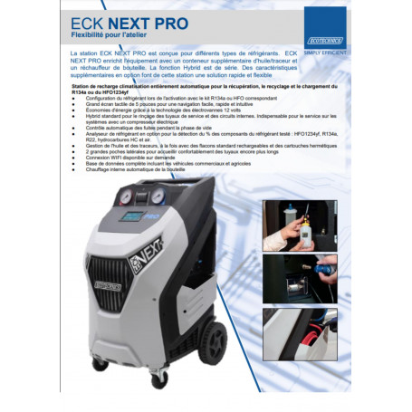 Appareil de climatisation nouveau gaz ECK NEXT PRO R1234